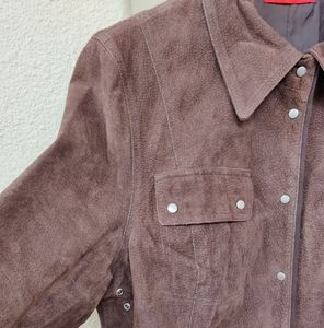 Alain Manoukian | Jackets & Coats | Alain Manoukian Suede Leather ...